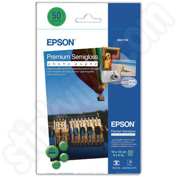 Epson 6x4 Premium Semi-Gloss Photo Paper - 50 Sheets | Low Price ...